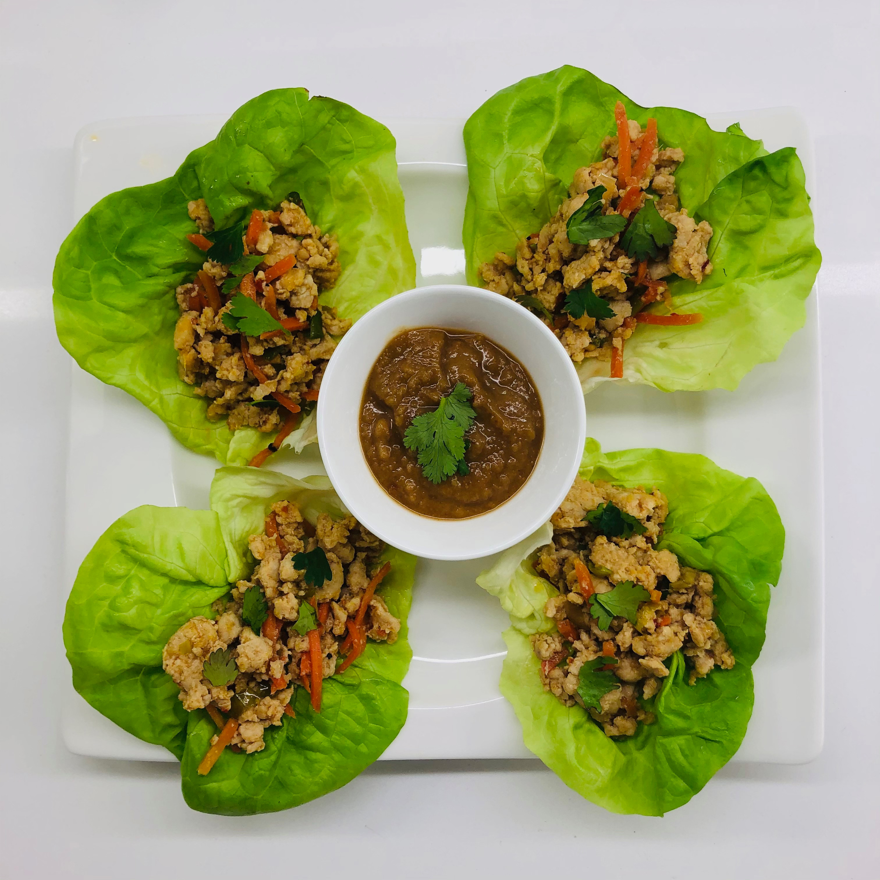 Chicken Lettuce Wraps | Nikki Millman