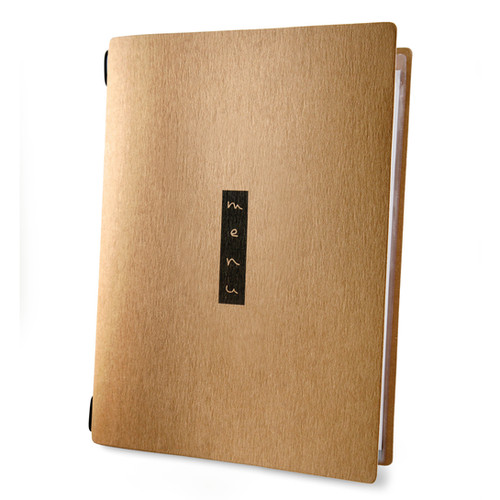 Eco Natural A4 Menu Covers Zen Design | Menu Paper