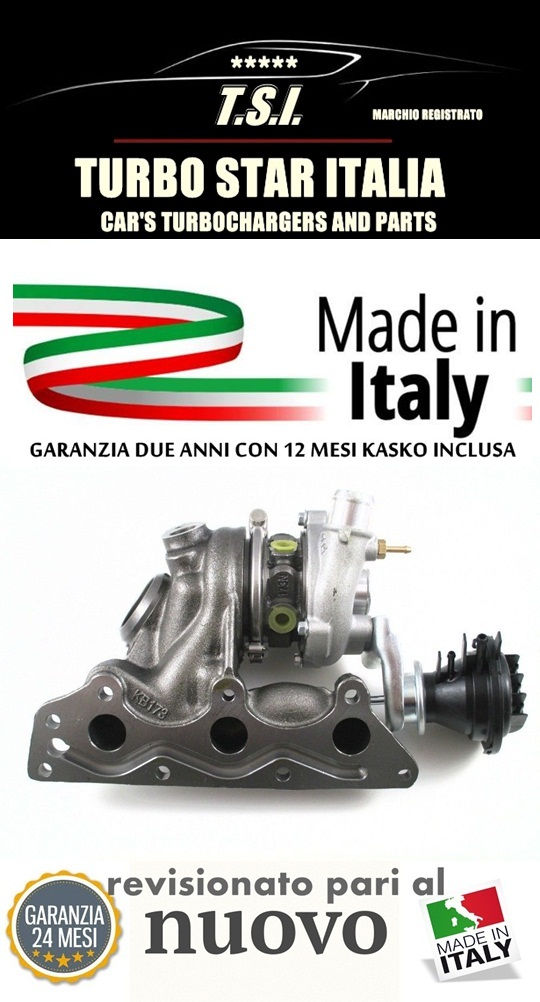 TURBINA TURBOCOMPRESSORE GT1238S 727238 SMART 700 ROADSTER REVISIONATO ...