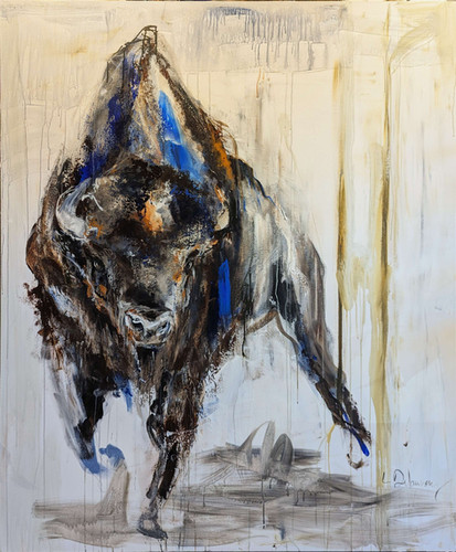 Go Buff II. 6ft x 5ft | Laurence DelaunayART
