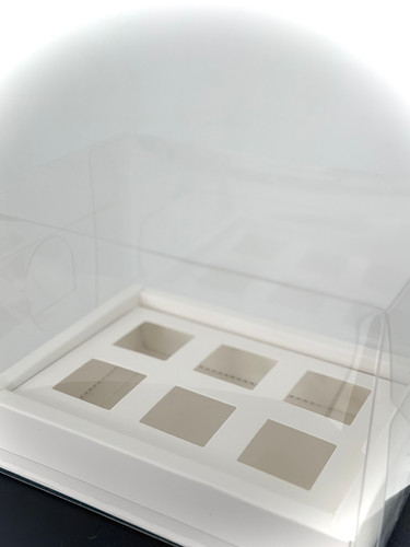 Luxury 6 Squares - Mini Shooter Boxes (10 pack/White) | Created by CTB