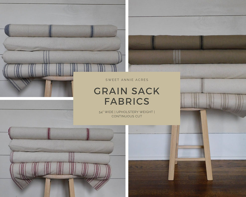 Grain Sack Fabric | sweetannieacres