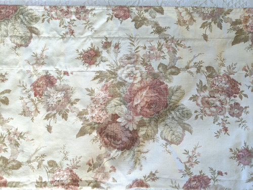 Waverly Valance Mulberry Norfolk Rose Floral Cabbage Rose 59 x 15.5 ...