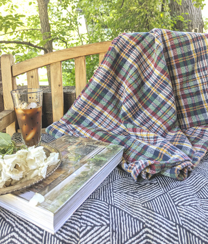 Ralph Lauren Vintage Tartan Plaid Picnic Cotton Camp Throw Blanket ...