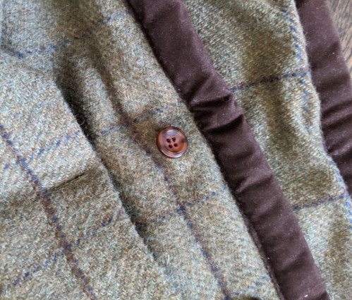 Ralph Lauren Shetland Manor Euro Sham Wool Trim 26in | chickadeevintage