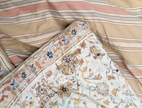 CHAPS Linden Creek Queen Full Comforter Sham Pair Cotton | chickadeevintage