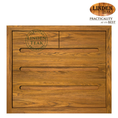 Handcrafted Solid Teak Wood Big Chest Drawer without Leg 2TD ENG ...