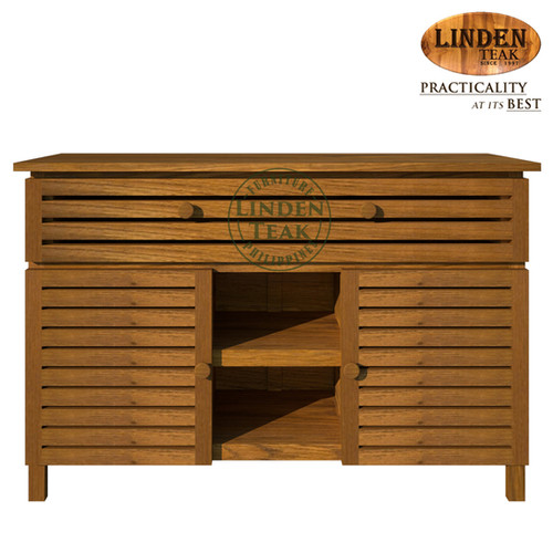 Handcrafted Solid Teak Wood Small Kitchen Buffet Furniture | Main
