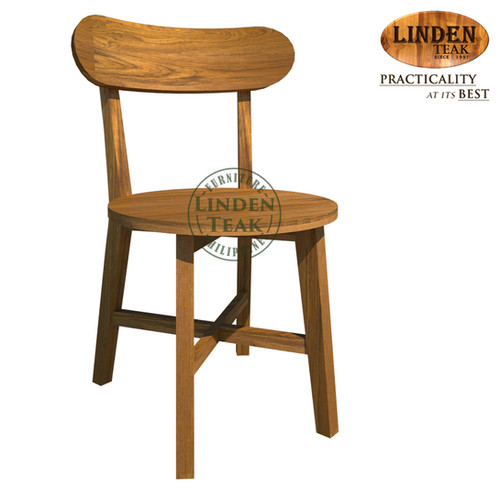 Handcrafted Solid Teak Wood Simple Chair Furniture | Linden Teak ...