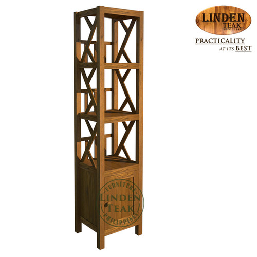 Handcrafted Solid Teak Wood Shelf Furniture | Linden Teak Furniture ...