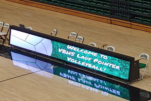 LED Video Scoring Table | venice-volleyball