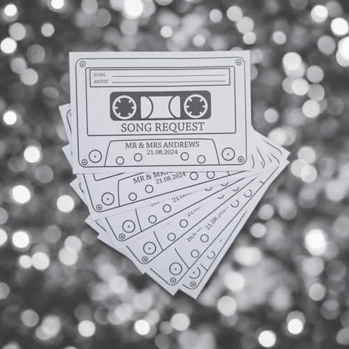 Personalised Song Request Cards | TheLoveliesStore