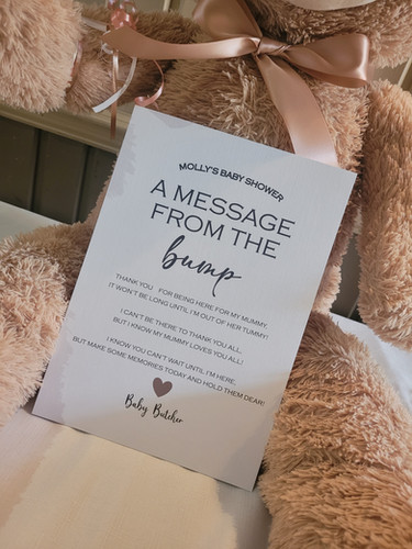 A Message from the Bump Sign | TheLoveliesStore