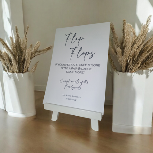 Minimalist Flip Flop Sign | TheLoveliesStore