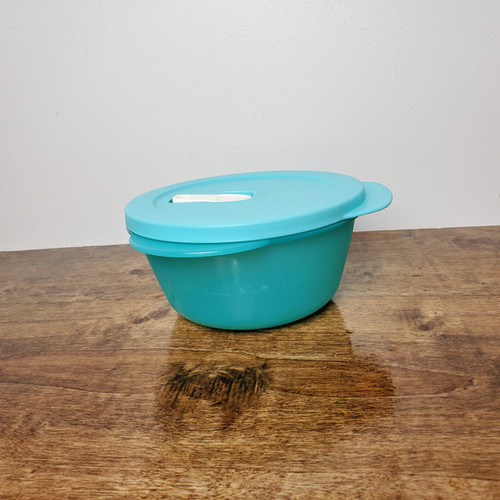 TUPPERWARE Crystalwave Plus 3 1/2 Cup Round MICROWAVE REHEATABLE Bpa ...