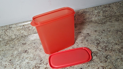 Tupperware MODULAR MATES Oval Set Airtight Seals Watermelon NEW Easy ...