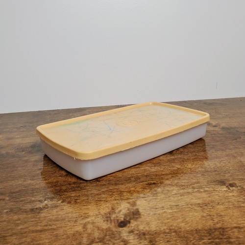 Vintage Tupperware Freeze-It 2.5 Cup Rectangular 600 mL Slim Storage ...