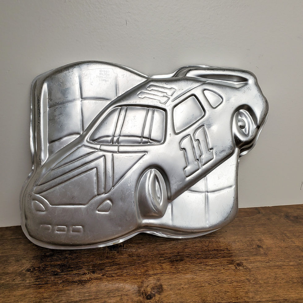 Race Car Nascar Cake Pan 1997 Wilton Aluminum #2105-1350 Lightning ...