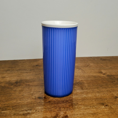 Tupperware Insulated Blue Tumbler NO Lid 24 oz 3329 | Tupperware Re-Use-It