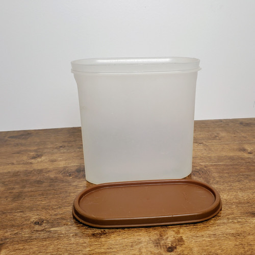 Tupperware Brown Top Modular Mates 1.7 Litres Oval Storage Container ...