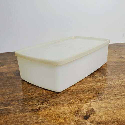 Vintage Tupperware Pac N Store Rectangle Sheer Container 713 Sheer Lid ...