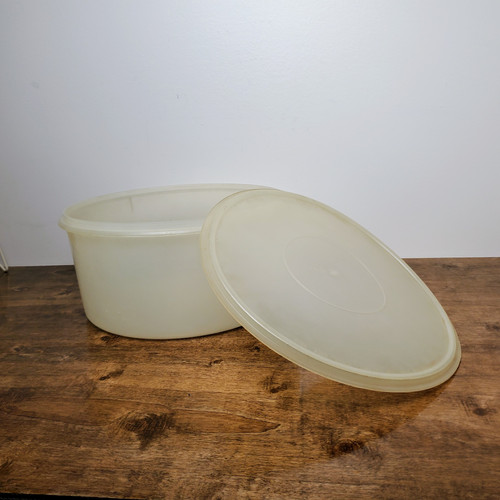 AS IS! Tupperware 256 Cake Pie Carry All Round Container 32 Cup 12 ...