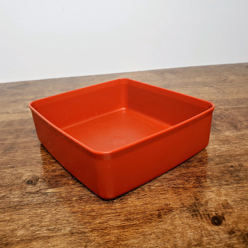 Vintage Tupperware Sandwich Container No Lid Red 1458-2 5.5" x 1.75 ...