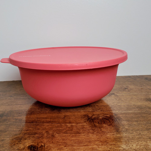Tupperware Mixing Bowl 8 3/4 cup Pink Flamingo Rare Flat Bottom New ...