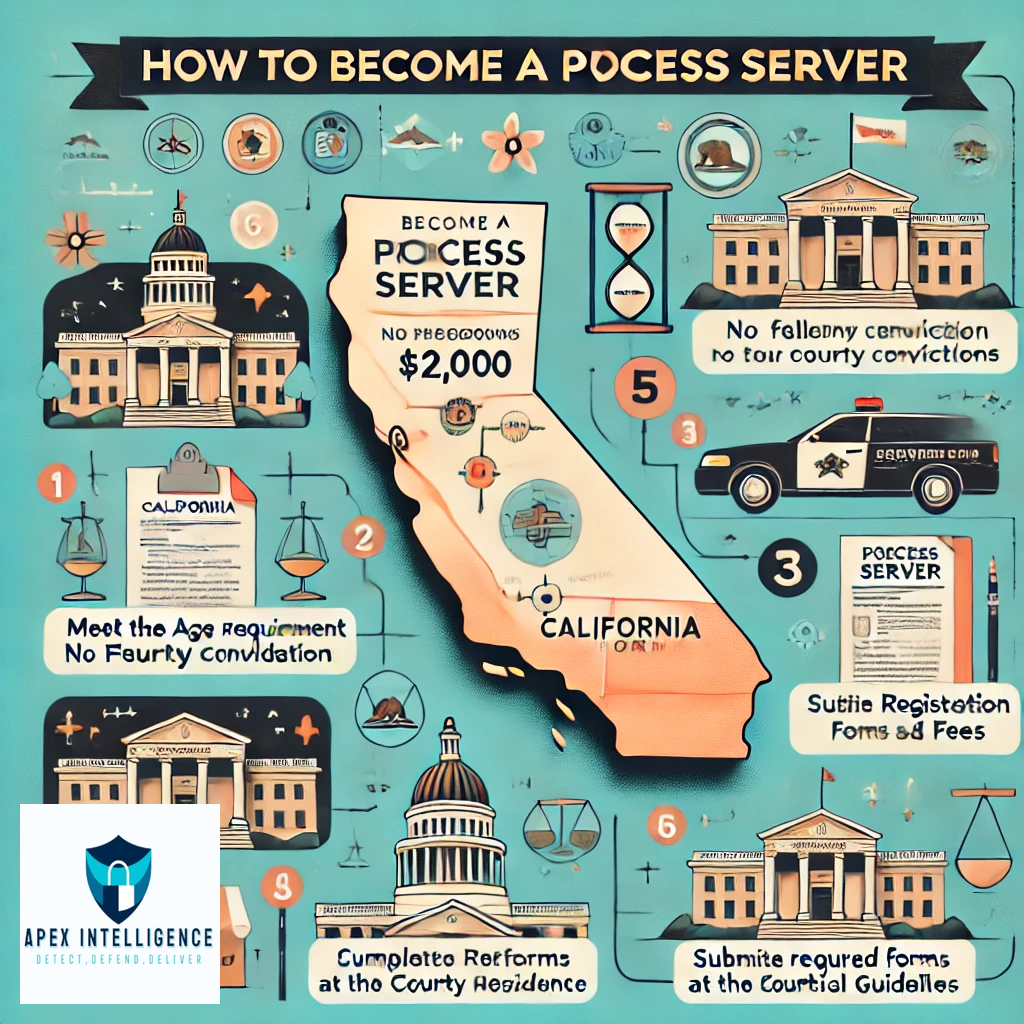 How to Be a Process Server in California