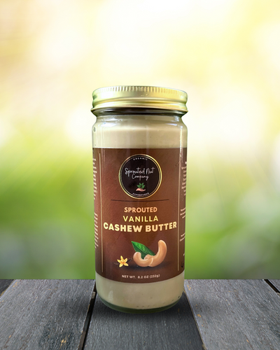 Vanilla Cashew Butter - Sprouted - Organic | Sprouted Nut Company