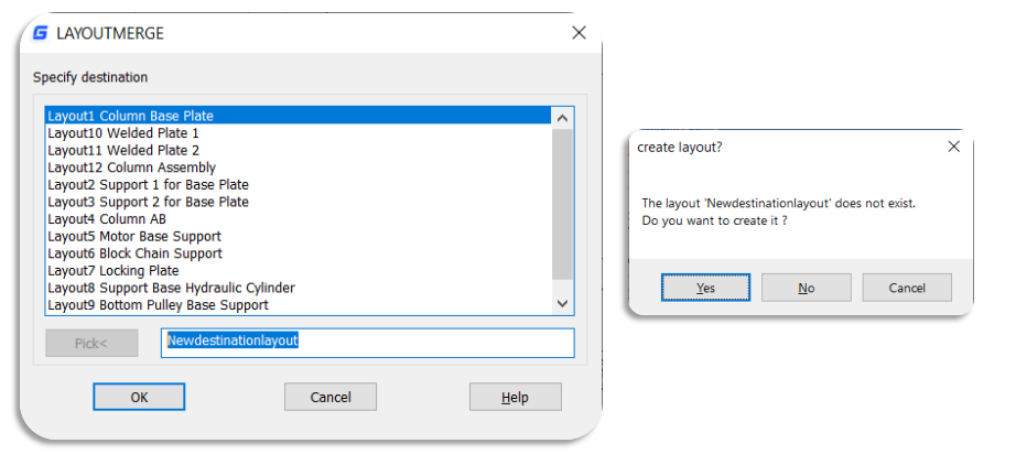 How to Merge Several Layouts into One with GstarCAD 2024