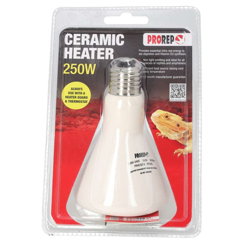 ProRep Ceramic Heat Emitter 250w | Perry's Reptile Centre | UK Reptile ...