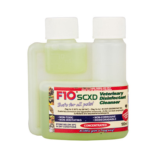 F10 SCXD Veterinary Disinfectant / Cleanser | Perry's Reptile Centre ...