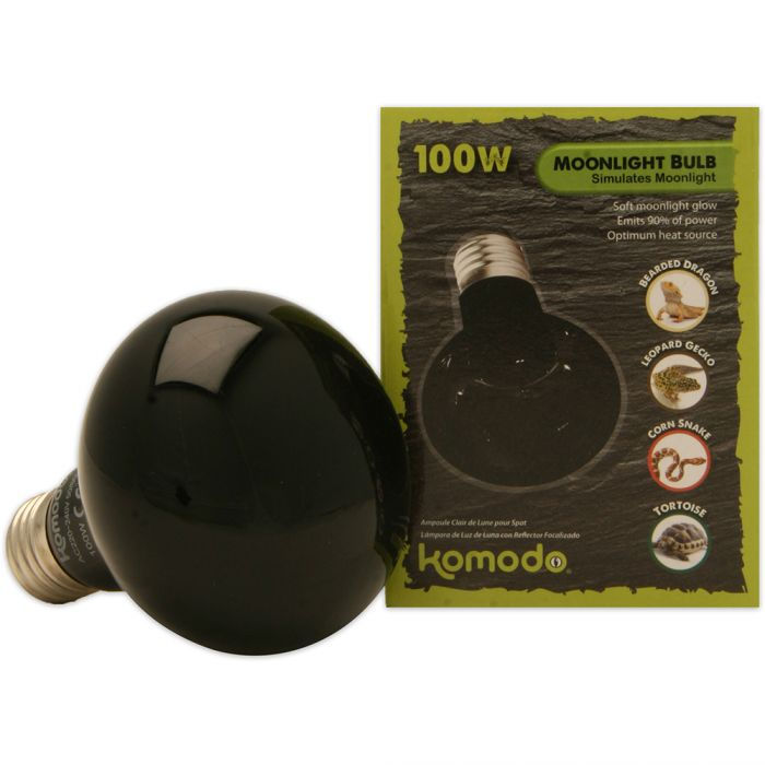 Komodo Moonlight Bulb 100w ES | Perry's Reptile Centre | UK Reptile ...