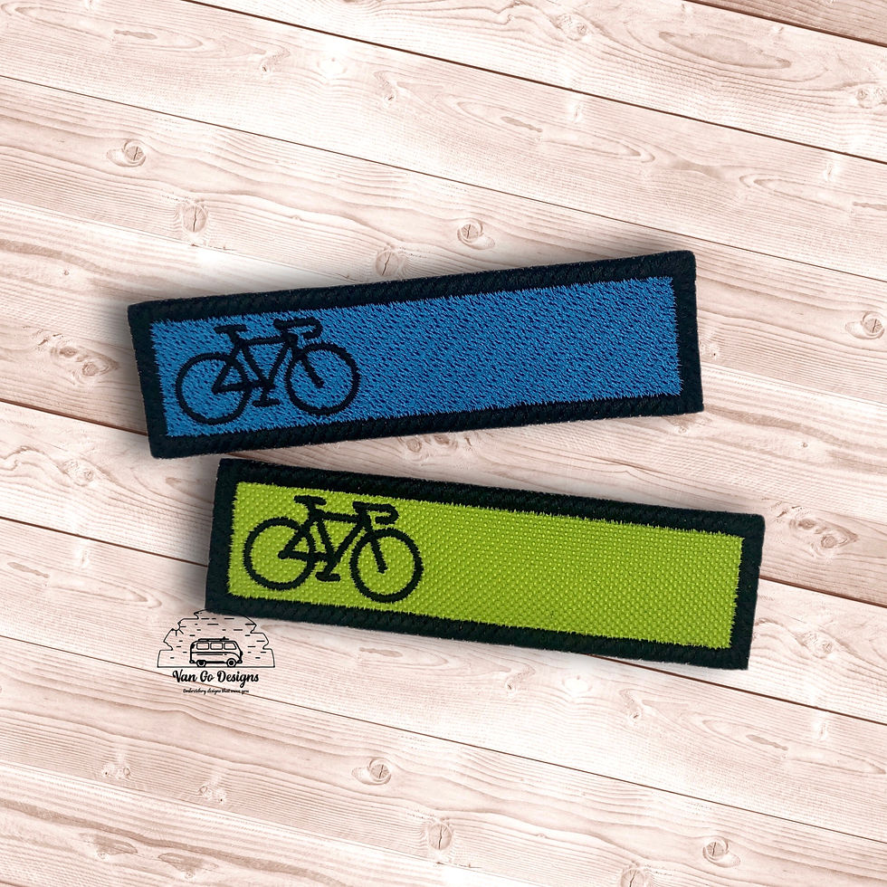Blank Bike Name Patch DIGITAL DOWNLOAD Van Go Designs blank-bike-name-patch-digital-download-van-go-designs