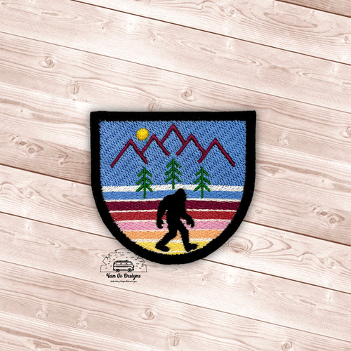 Bigfoot Forest Patch- DIGITAL DOWNLOAD | Van Go Designs