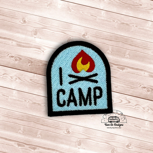 I Love Camp Patch- DIGITAL DOWNLOAD | Van Go Designs