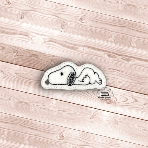 Snoopy Not Today Feltie- DIGITAL DOWNLOAD | Van Go Designs