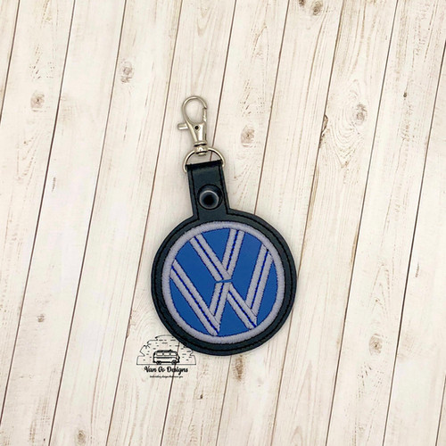 VW Applique Snap Tag- DIGITAL DOWNLOAD | Van Go Designs