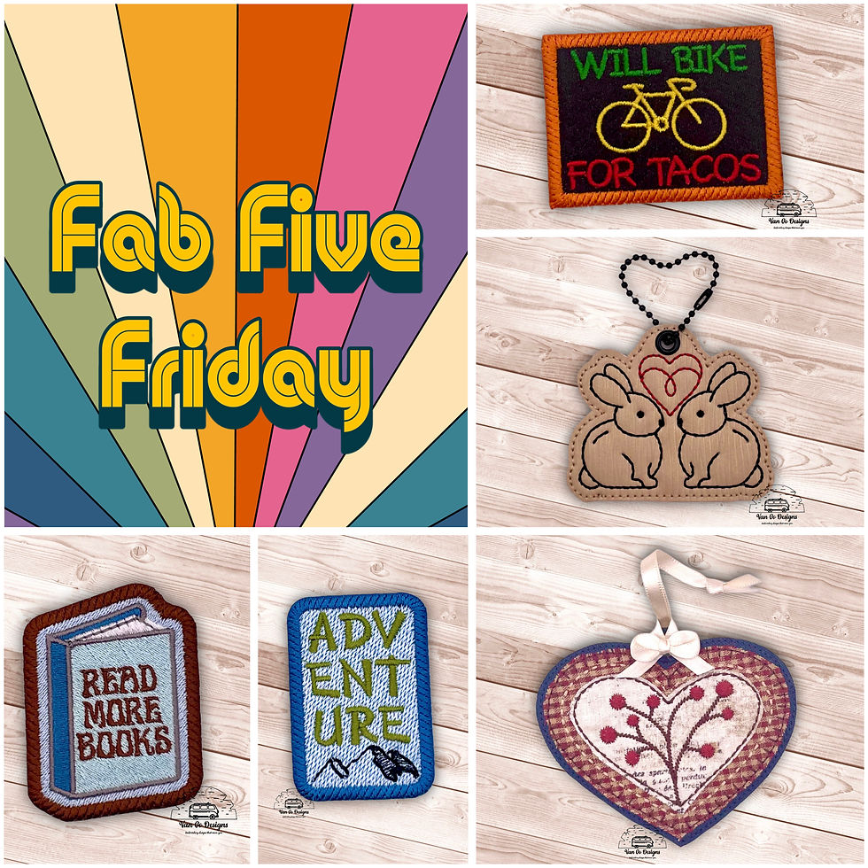 Fab Five Friday Bundle 1 10 25- DIGITAL DOWNLOAD | Van Go Designs