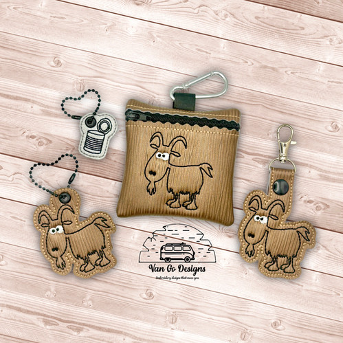 Derpy Goat Bundle- DIGITAL DOWNLOAD | Van Go Designs