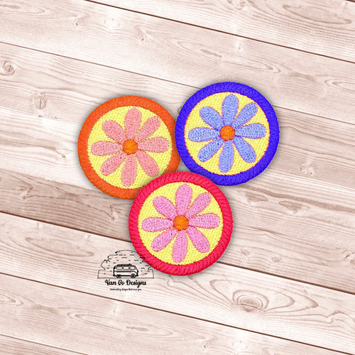 Peewee Retro Flower Patch- DIGITAL DOWNLOAD | Van Go Designs