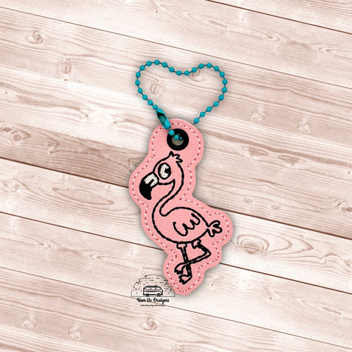 Derpy Flamingo Eyelet DIGITAL DOWNLOAD | Van Go Designs