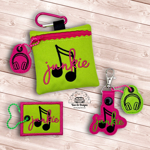 4x4 Music Junkie Bundle- DIGITAL DOWNLOAD | Van Go Designs