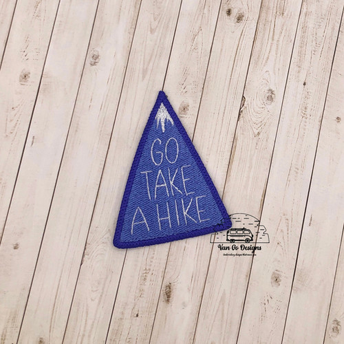 Go Take a Hike Patch- DIGITAL DOWNLOAD | Van Go Designs