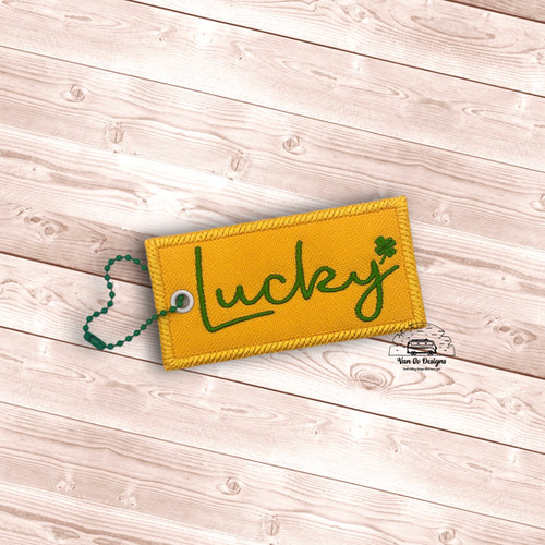 Lucky Soft Bag Tag- DIGITAL DOWNLOAD | Van Go Designs
