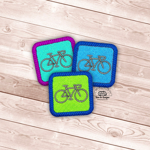 Peewee Squircle Bike Patch- DIGITAL DOWNLOAD | Van Go Designs