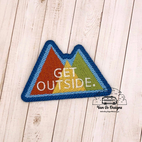 Get Outside Patch- DIGITAL DOWNLOAD | Van Go Designs