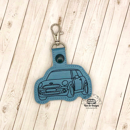 Mini Cooper Snap Tag- DIGITAL DOWNLOAD | Van Go Designs