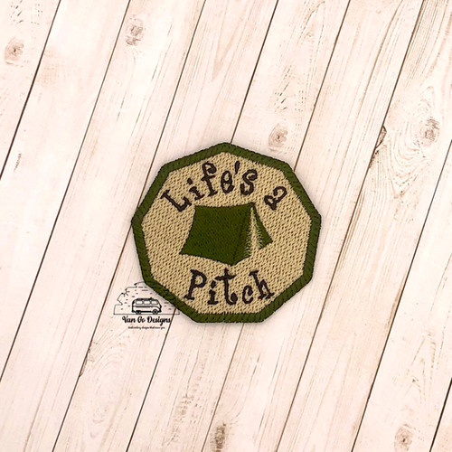 Life's a Pitch Patch- DIGITAL DOWNLOAD | Van Go Designs